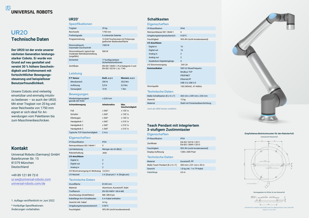 UR20e Robot – Robotics